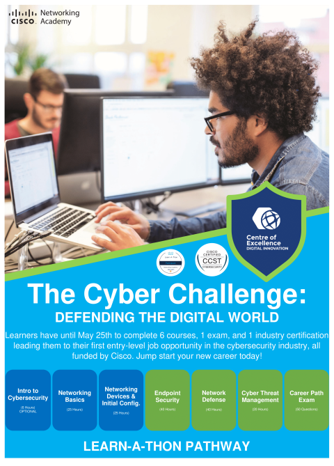 Cisco Net Academy: LEARN-A-THON Cyber Challenge | Centre of Excellence ...